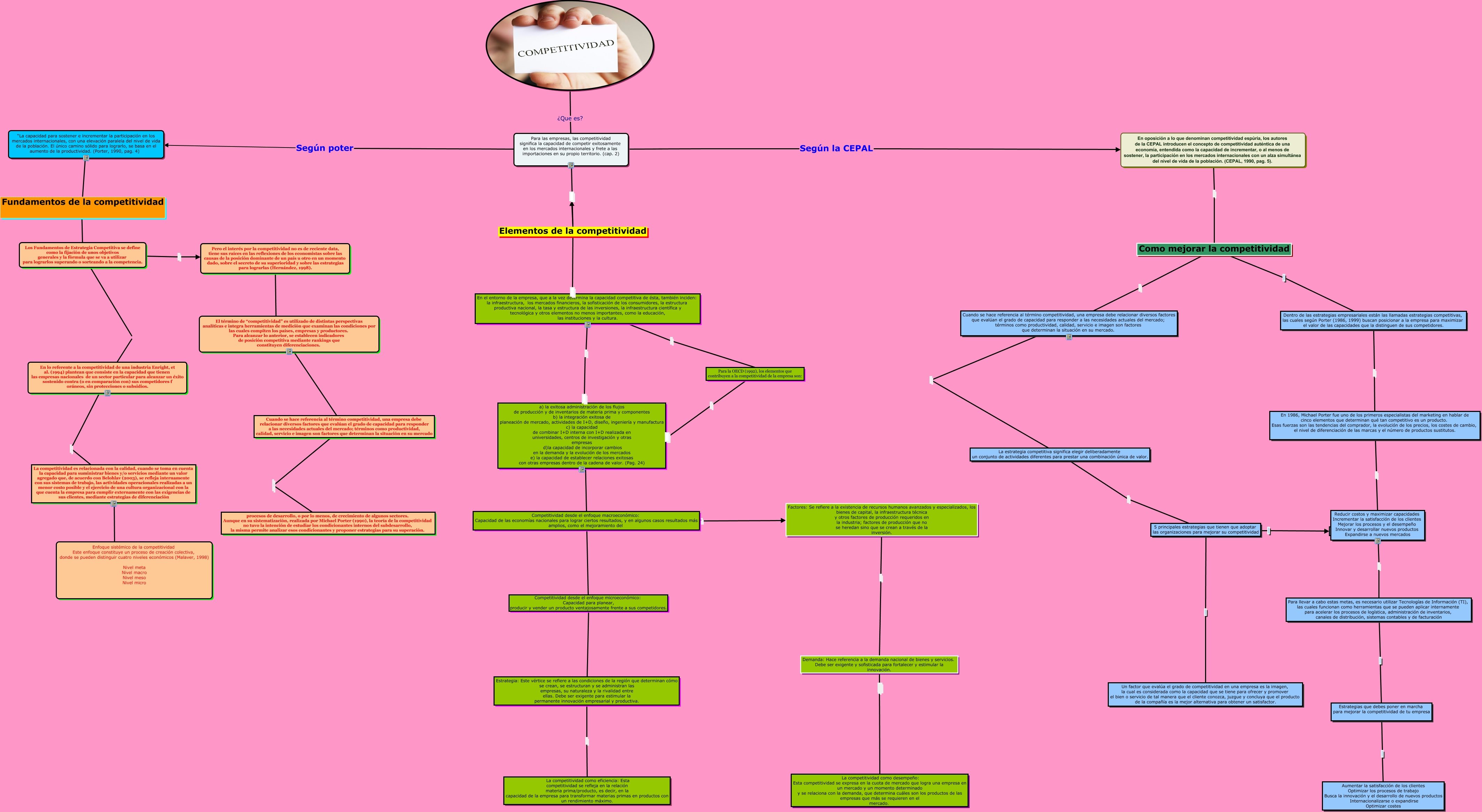 Mapa conceptual - Competitividad